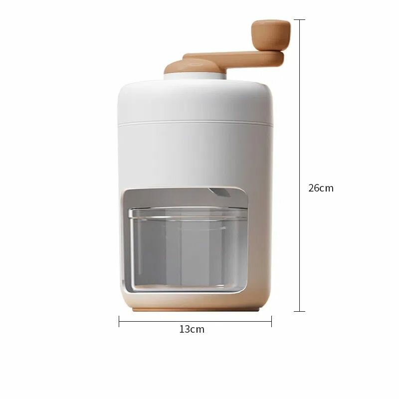 Мельница для льда "DIY", ручная, пищевой пластик, нержавеющая сталь, удобная