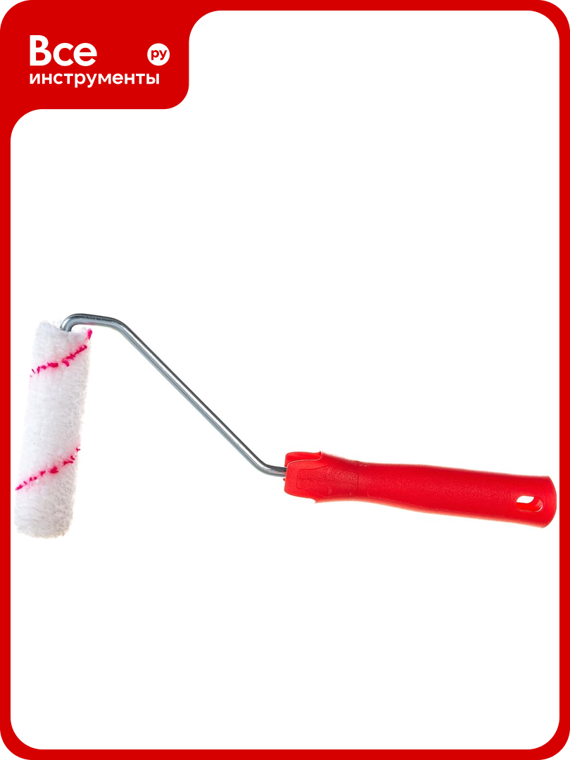 Мини валик Акор полиэстер для работ с водными красками 110мм 503 30 110, для лкм на водной основе