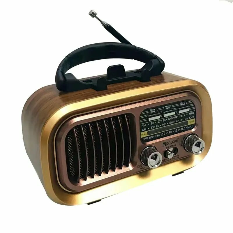 GOLON Retro FM/AM/SW Радио Полнодиапазонный Портативный Радиоприемник