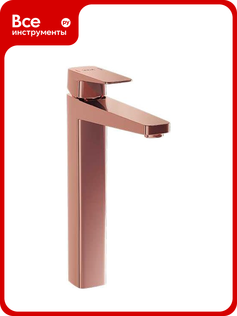 Смеситель для раковины-чаши VITRA Root Square медь A4273326EXP, 250 г