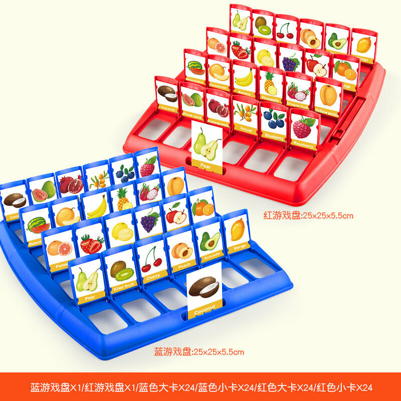 Карточная игра "Угадай, кто я" 96 карточек, развивающая, для двух игроков