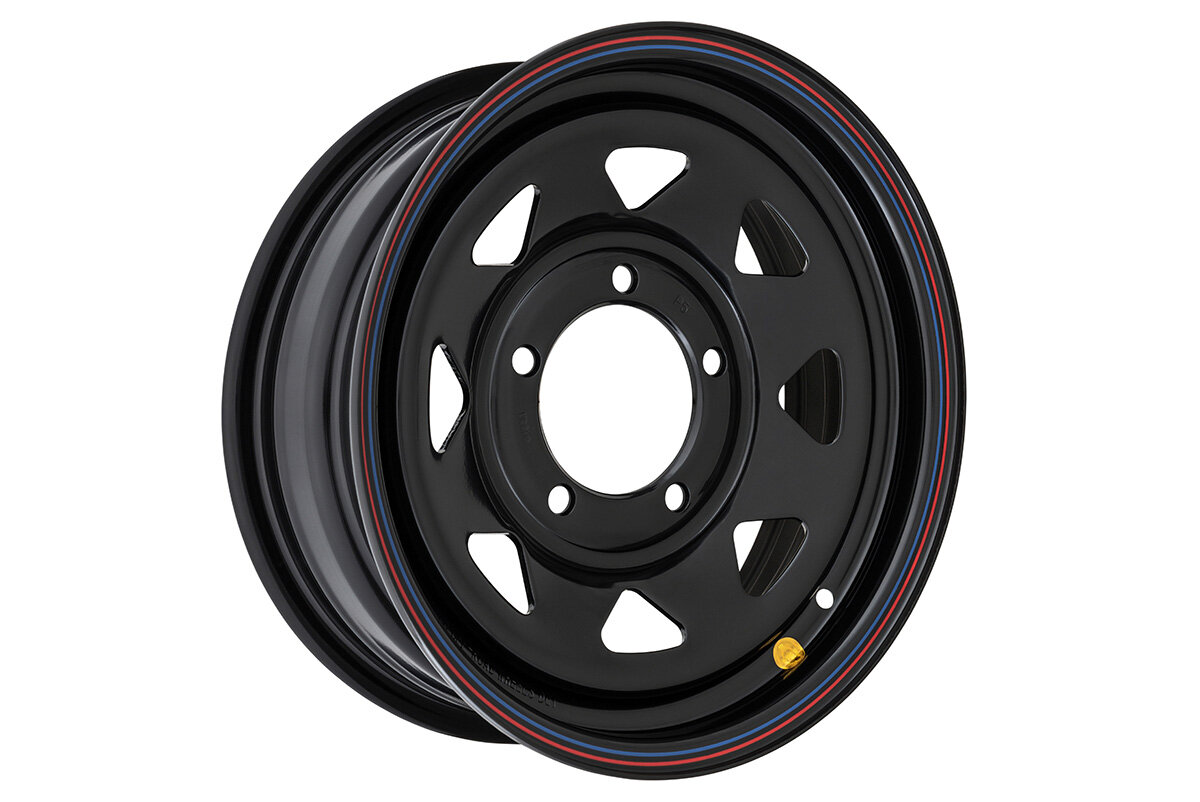 Диск усиленный Suzuki Jimny стальной черный 5x139,7 5,5xR15 d108,1 ET+5 (треуг. мелкий)