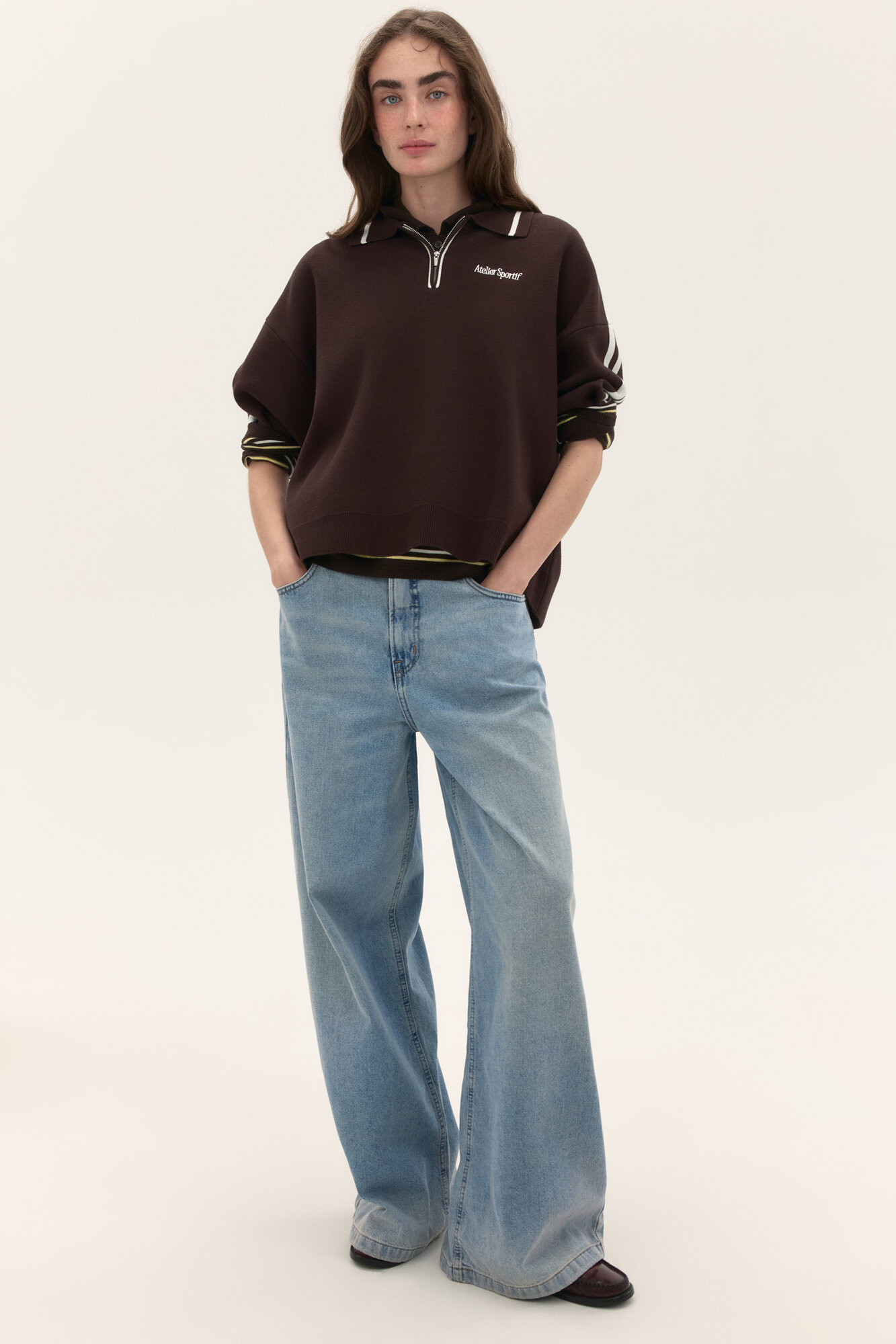 Джинсы багги Woman Mix&Match 