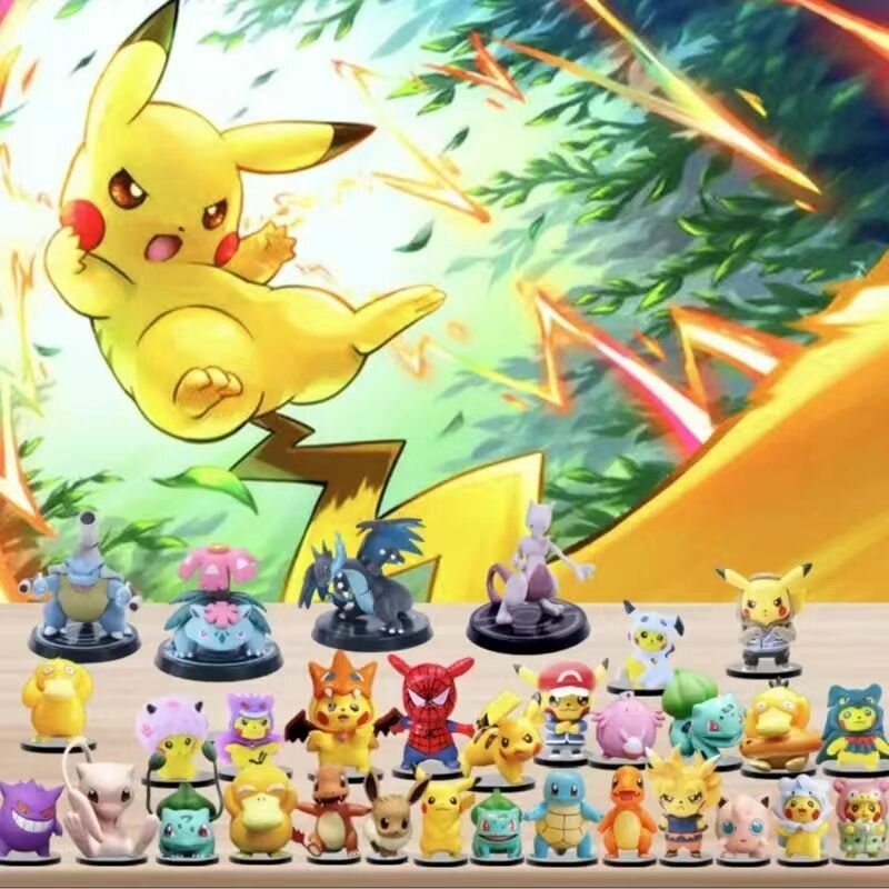 Адвент-календарь на 2025 год, лучшие подарки, адвент-календари, коробка обратного отсчета для детей, детей. Покемон в стиле домашнего эльфа. покемон