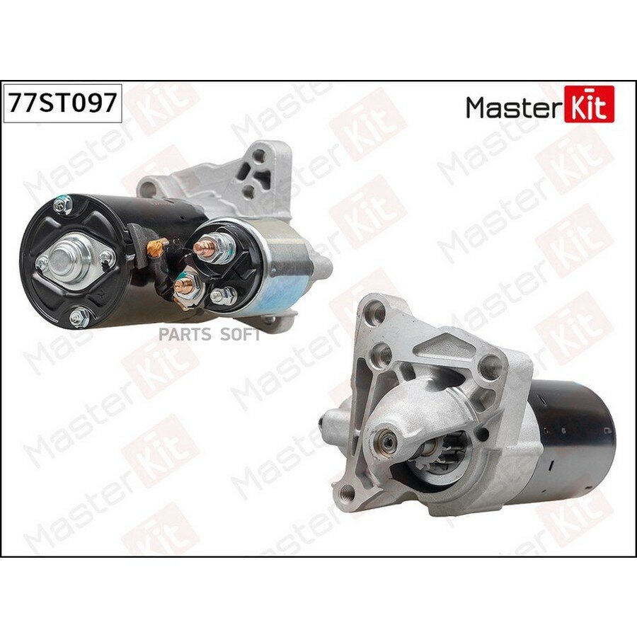MASTERKIT 77ST097 77ST097 Стартер\ RENAULT DUSTER MEGANE II/III 2.0 (1.2kw) ()