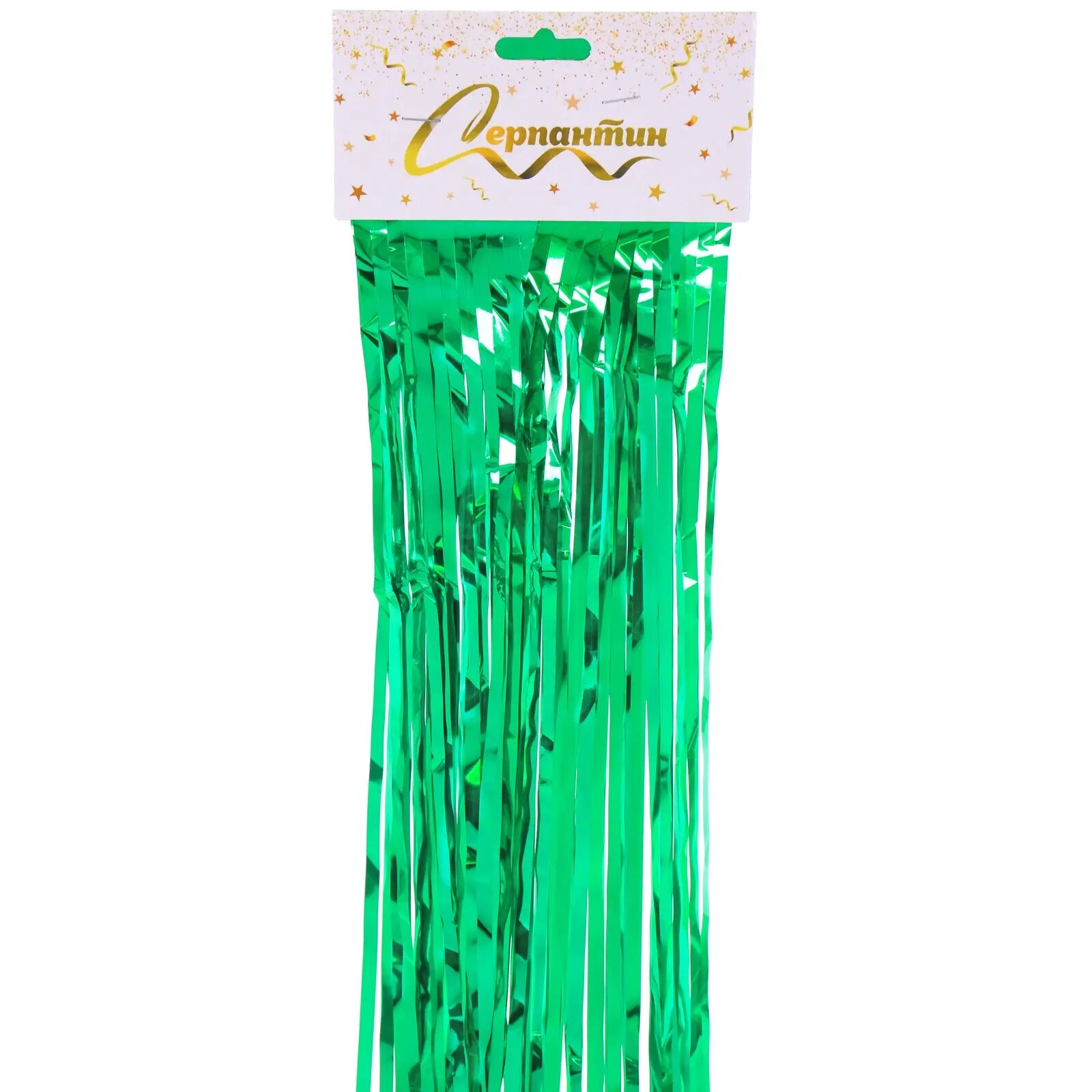 Дождик новогодний 'Классика' 2м, зеленый, ПВХ, для украшения дома и елки