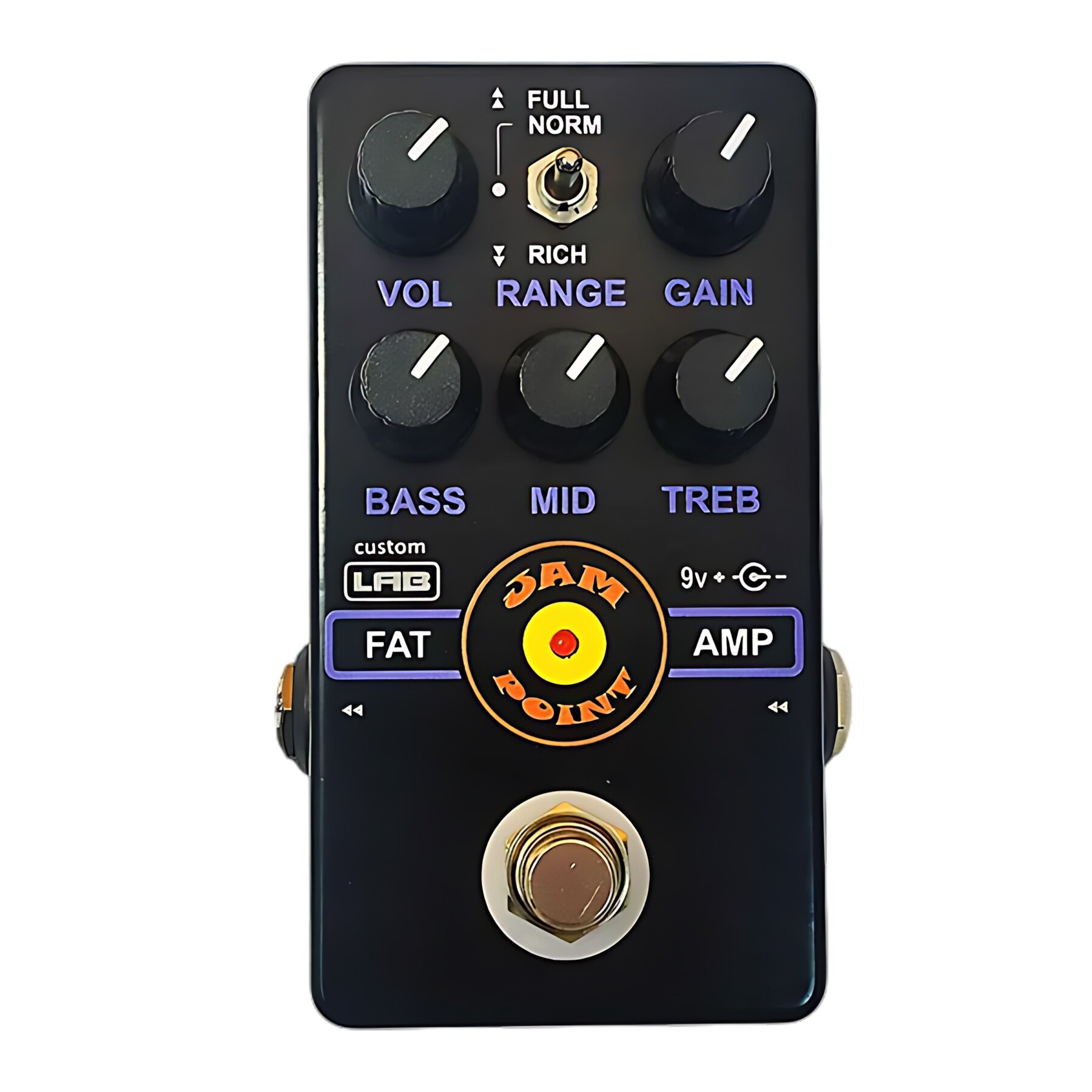 Педаль эффектов JAM-POINT FA.B FAT AMP BLUE, овердрайв-эмулятор усилителя