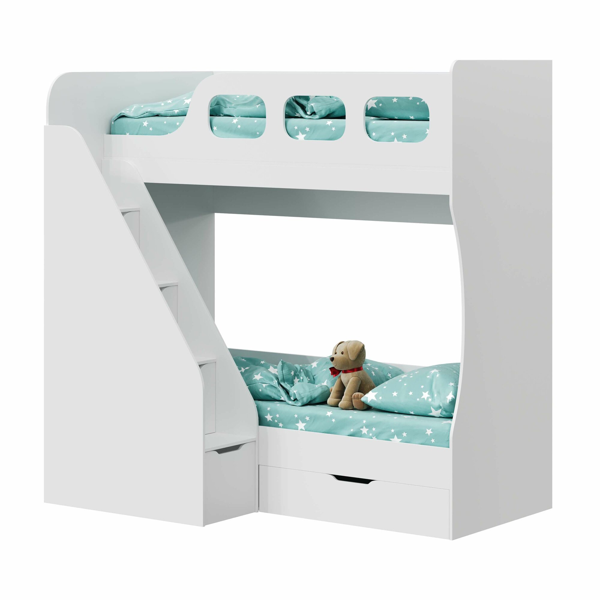 Кровать 2-х ярусная Умка-6 (левая лестница) 190х80