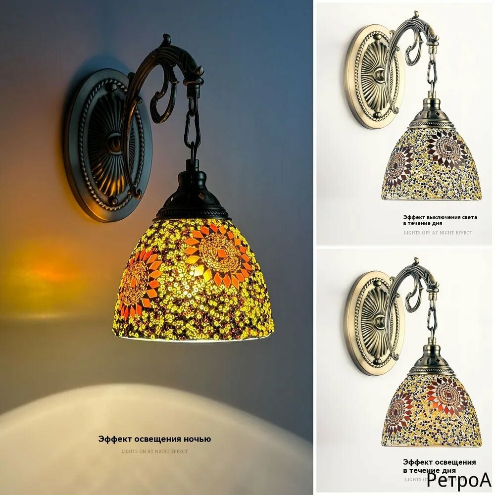 Бра, E27, LED, 40 Вт
