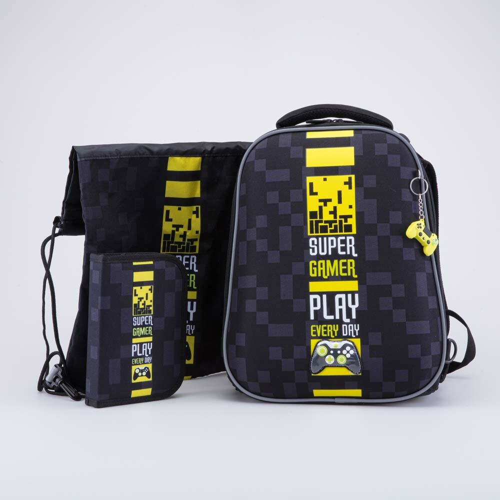 Школьный набор Рюкзак Мешок Пенал (11+) котофей 02717333-40 размер выс. 37 см