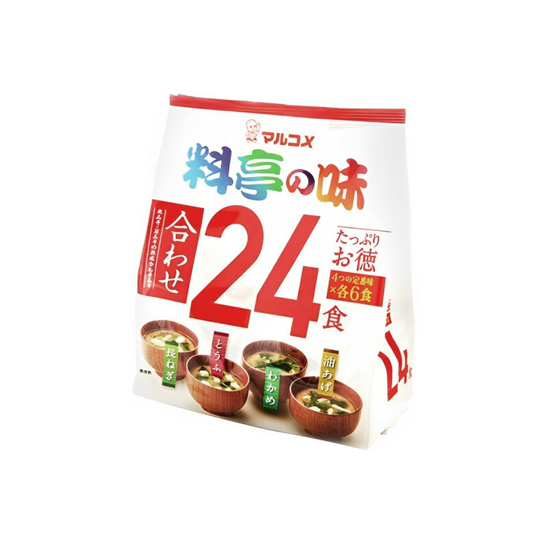 Мисо-суп ассорти «Марукомэ» 24 порций 432 г, Япония