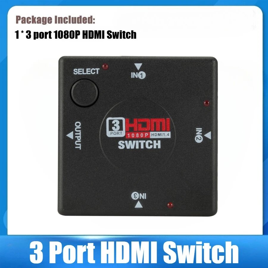 HDMI-переключатель LccKaa 3 в 1 4K Product F