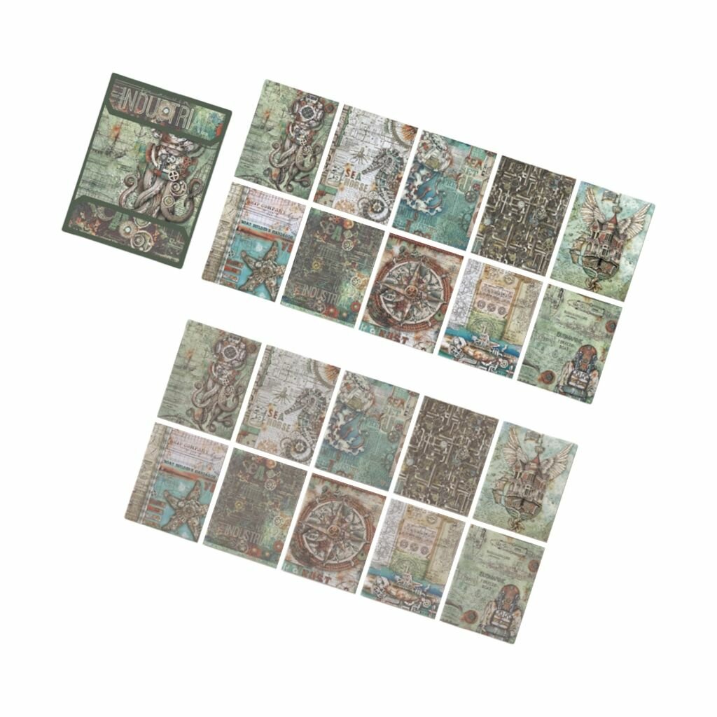 Ретро-коллаж ручной работы, материал для украшения счета бумага-механическое существо