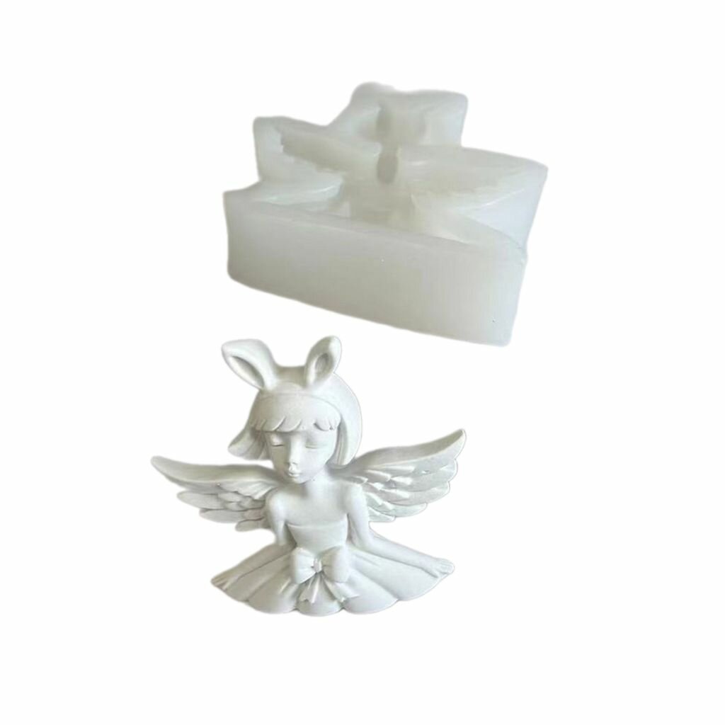 Гипсовая форма для украшения принцессы с крыльями Ангела-X349