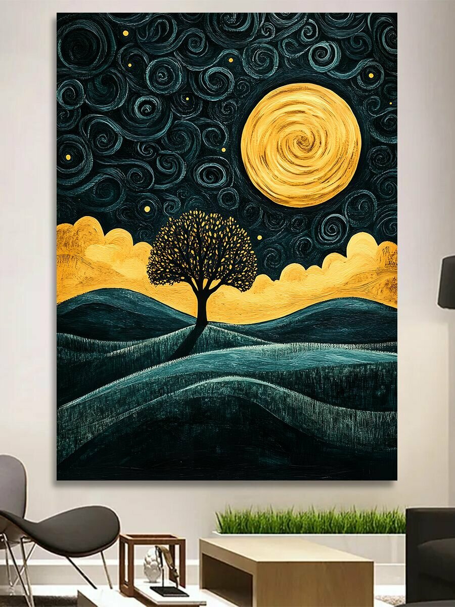 Пейзаж / природа, интерьерная картина / на холсте, 30х40 см.