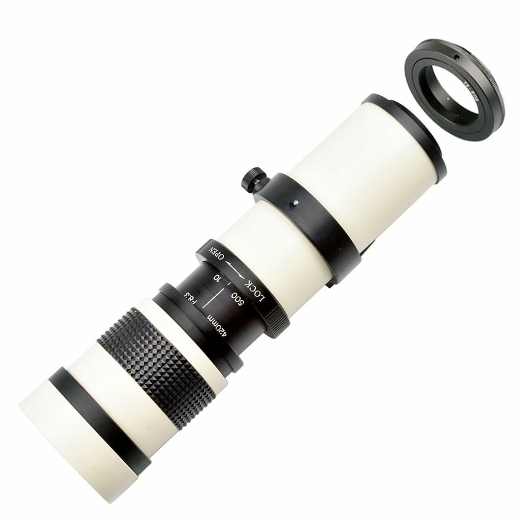Ручной зеркальный объектив Tianwen с телеобъективным зумом 420 800 мм-порт Nikon