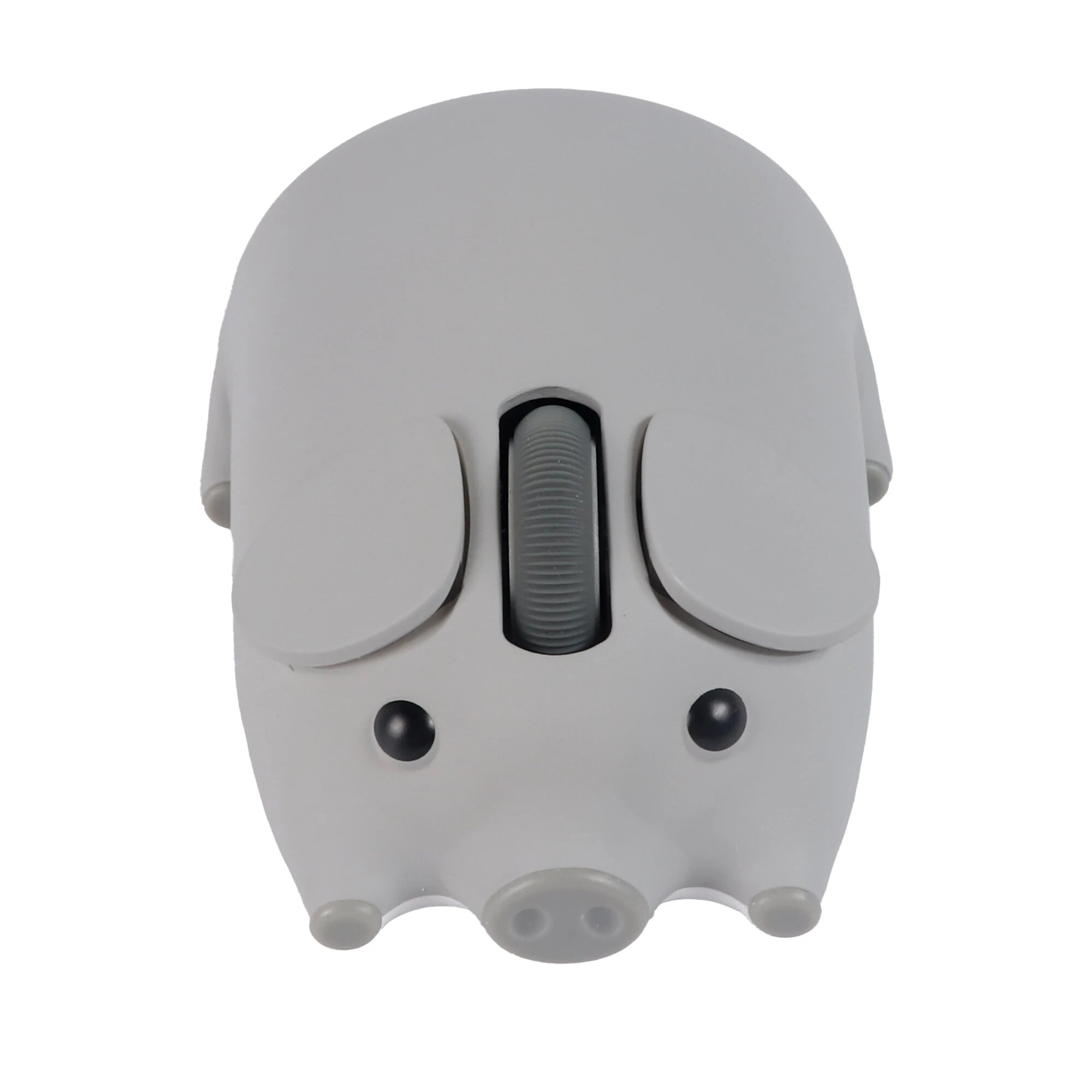 Компьютерная мышь с рисунком свиньи, двухрежимная, 2,4G + Bluetooth, милые эргономичные Grey