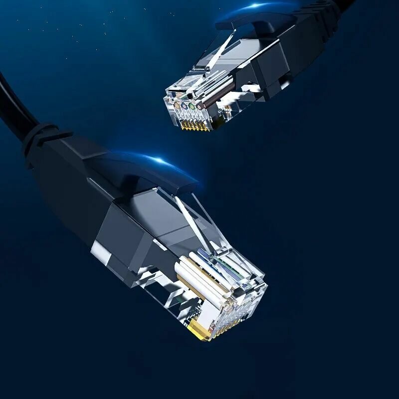 Кабель Ethernet Cat8 40 Гбит/с, плоский сетевой кабель, высокоскоростной Cat8 U/FTP для ноутбука, ПК, маршрутизатора PS 4 5, патч-корд LAN RJ45
