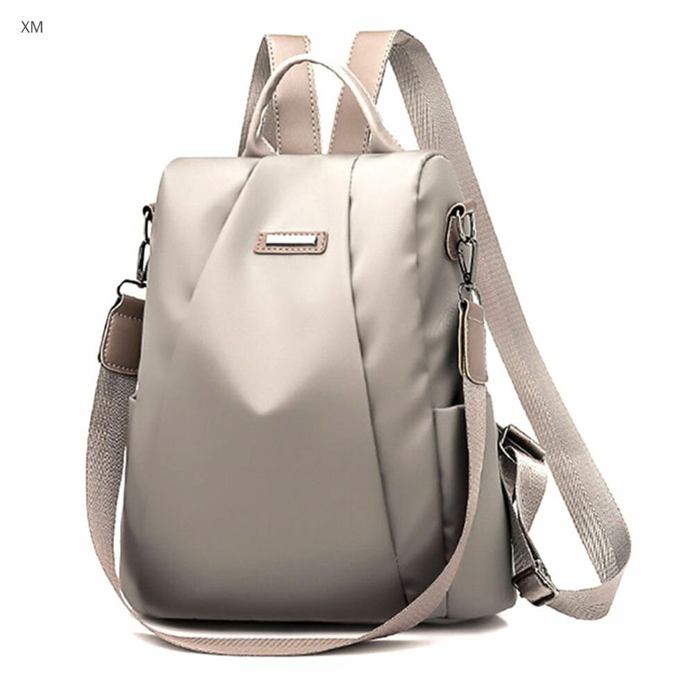 Женский водонепроницаемый дорожный рюкзак из ткани Оксфорд, нейлоновая противоугонная двойная сумка на плечо