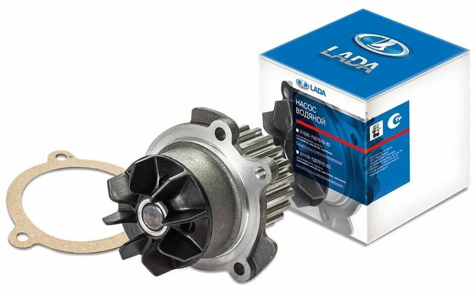 Насос водяной помпа ВАЗ 2190 Гранта, Калина-2, Datsun, Largus 8 кл. LADA Оригинал 21116-1307010