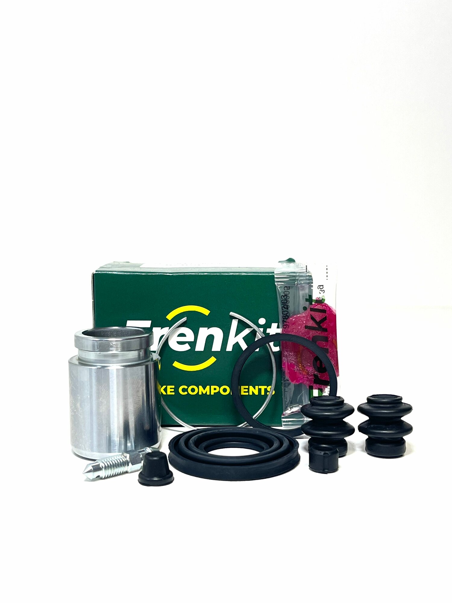 Ремкомплект заднего суппорта с поршнем Mitsubishi ASX, Lancer 10, Outlander 2 (Митсубиши асикс, Лансер, Аутлэндер) Frenkit поршень + пыльники