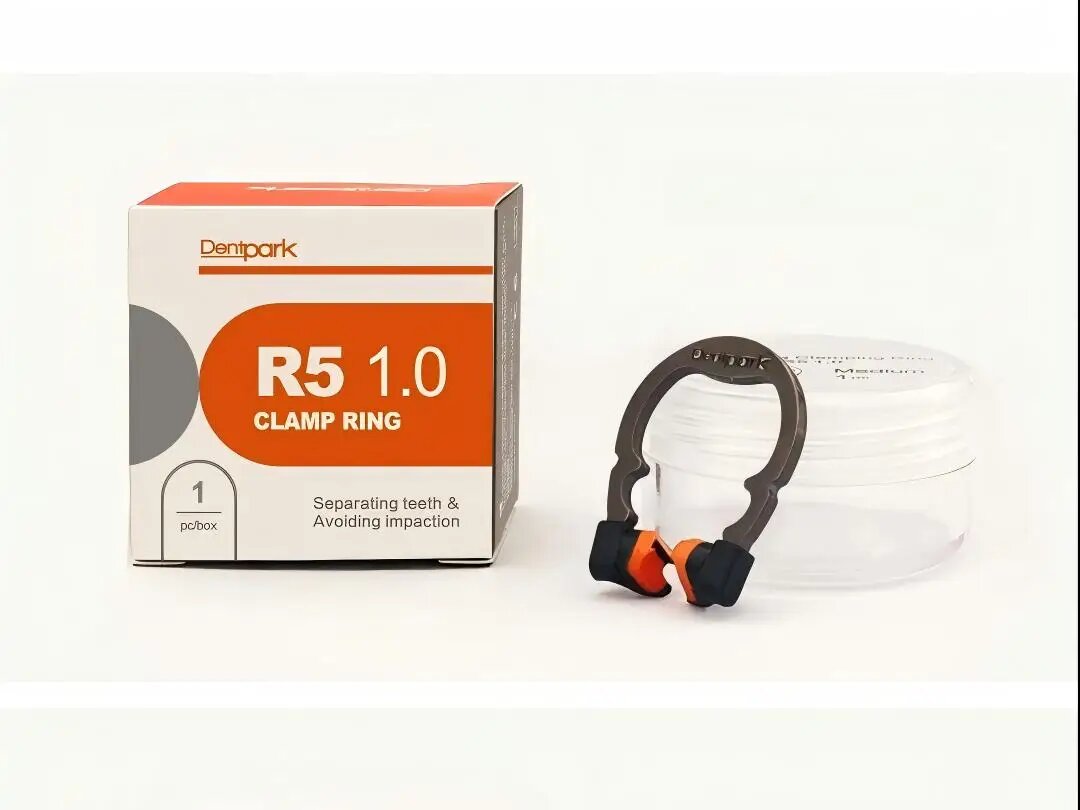 Стоматологическое зажимное кольцо Dentpark NiTi R5 1,0 medium-orange
