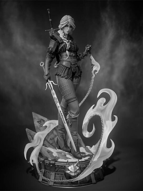 Фигурка под покраску Цирилла Ведьмак - Ciri(Stylized) Witcher 28.1