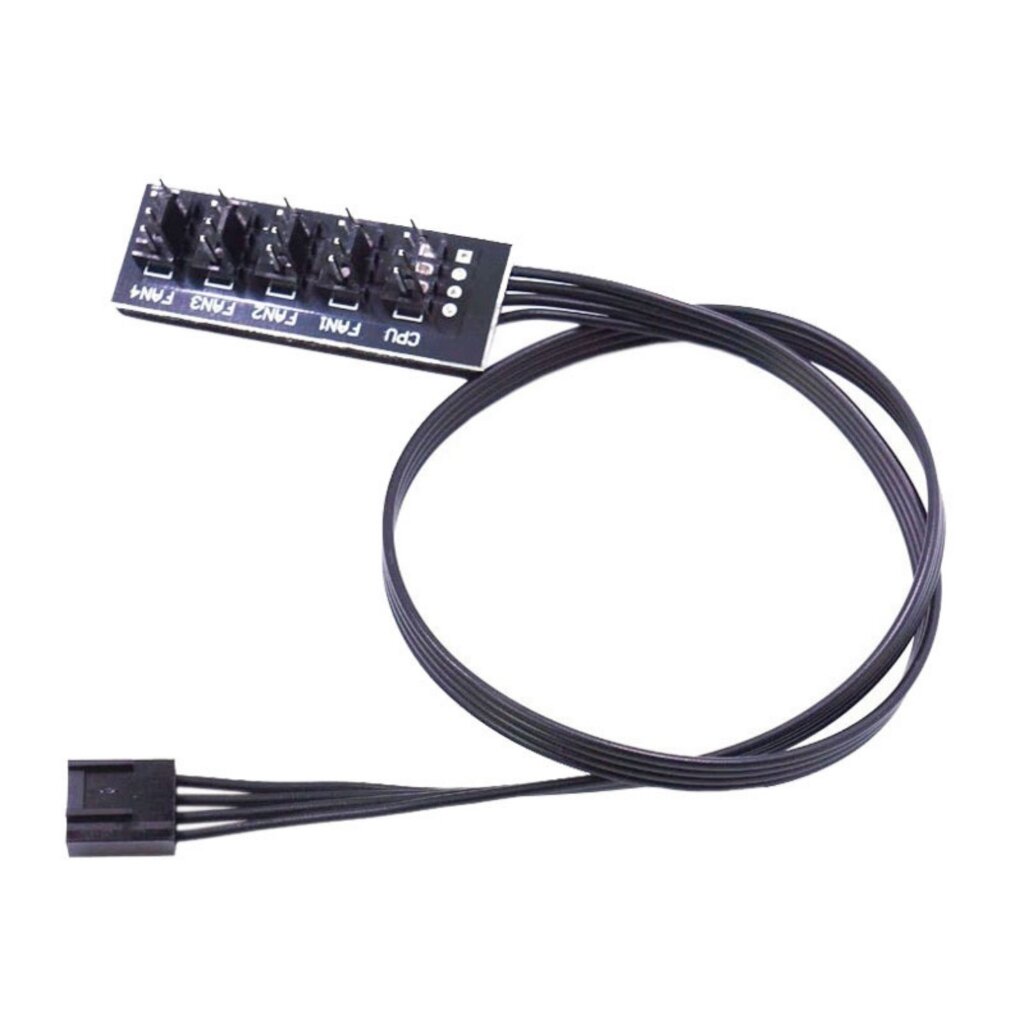 4-контактный ШИМ-вентилятор Источник Питания для 4/5-Ходового вентилятора ПК Кабель Адаптера Питания Вентилятора