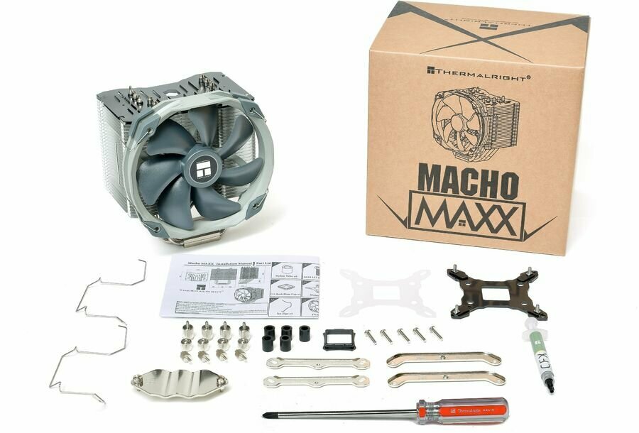 Устройство охлаждения(кулер) Thermalright Macho-Maxx Soc-AM5/AM4/1151/1200/2066/1700 черный 4-pin 25