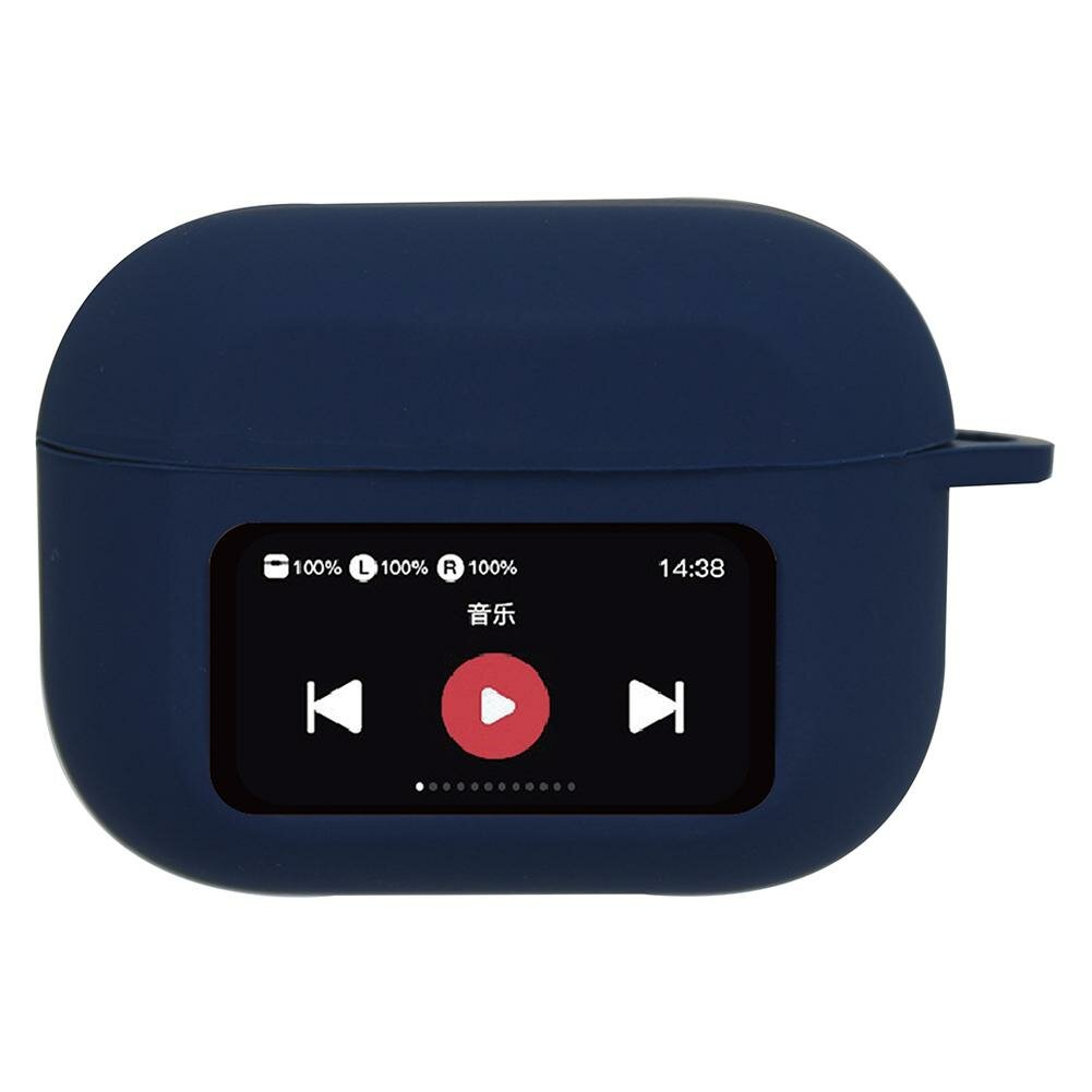 Беспроводной чехол для наушников Bluetooth, силиконовый защитный чехол для AirPods A9pro с экраном