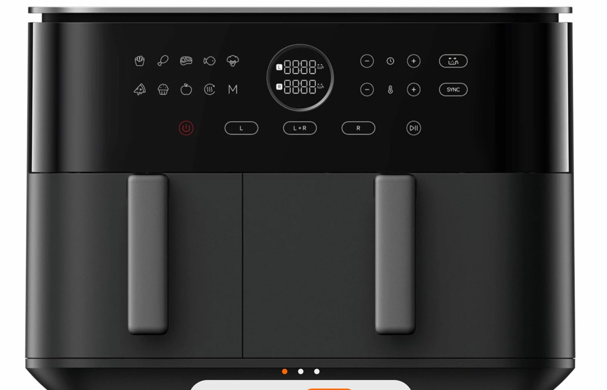 Аэрогриль Xiaomi Dual Zone MAF-D1001, 2700 Вт, 10 литров, чёрный