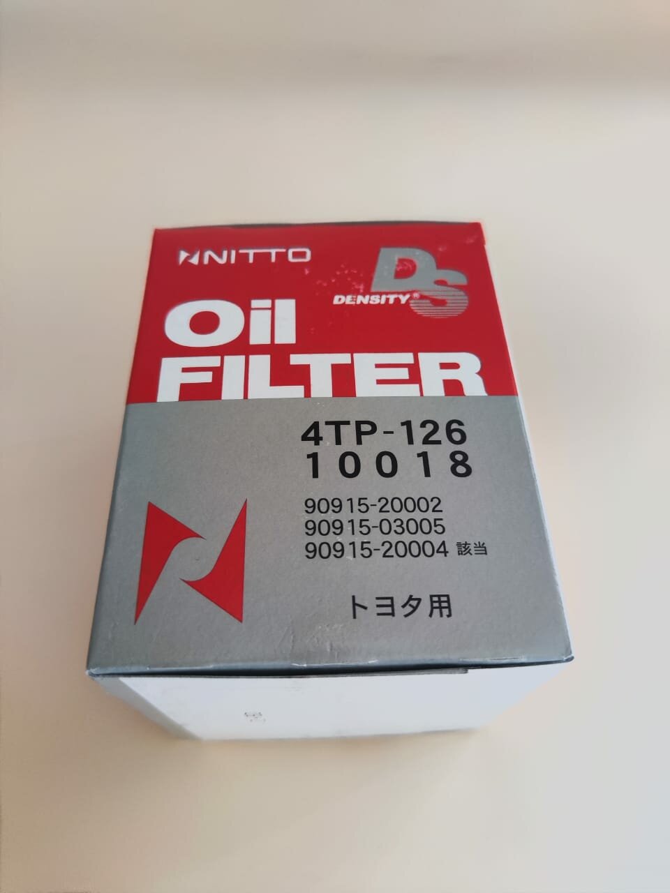 4TP-126 Фильтр масляный Nitto для Toyota 1UZFE, 2UZFE, 3UZFE, 1GRFE, Land Cruiser Aristo Crown Sequoia Tundra Tacoma