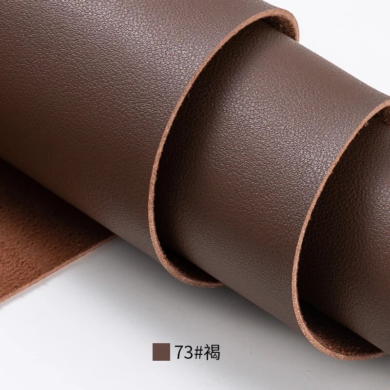 Искусственная кожа "Австралийская овечья кожа", 0,5 метра Коричневый, Brown 73