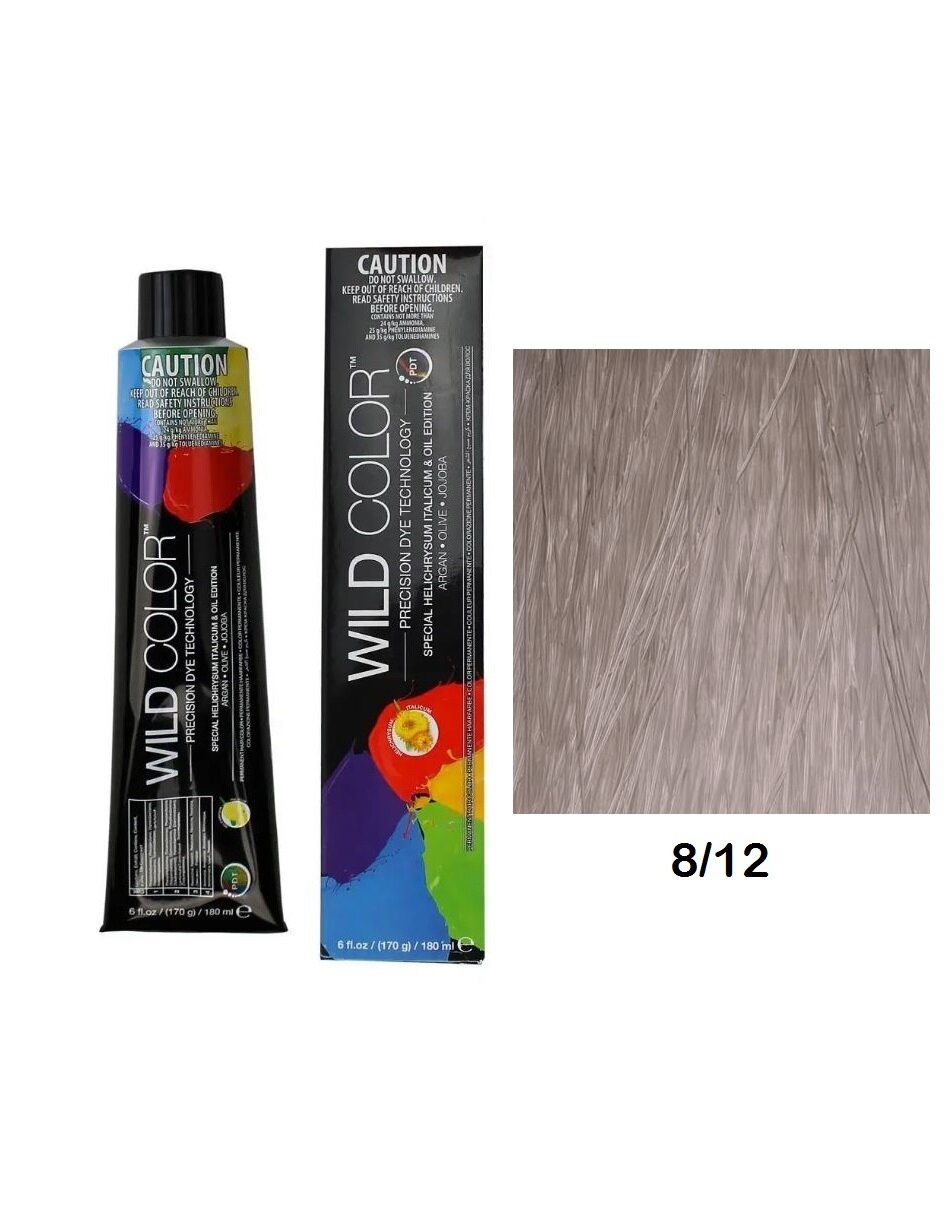 Wild Color Стойкая краска для волос 180 мл - Wild Color 8.12 8AP