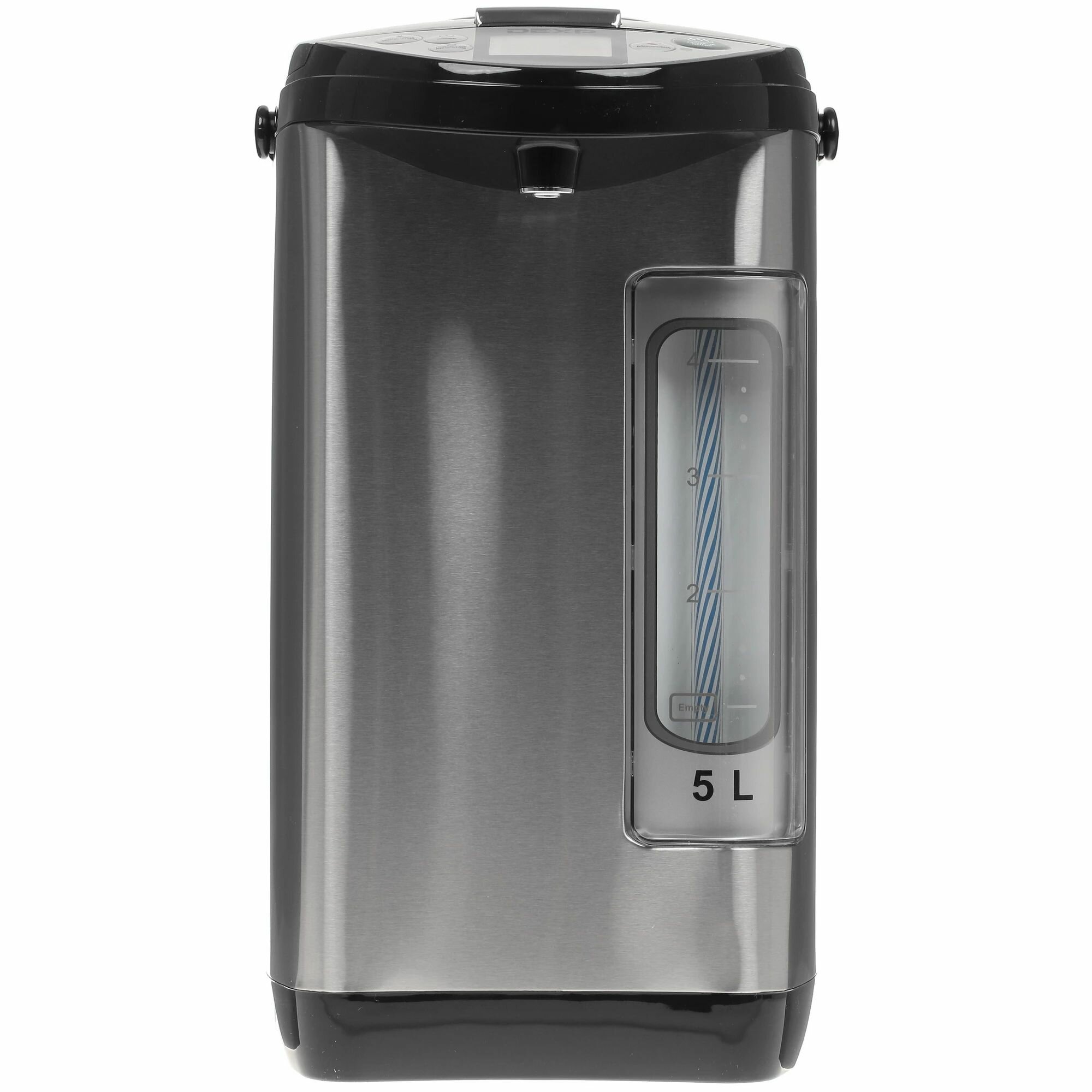 Термопот DEXP THP-5900, 5л, мощность 750Вт, нержавеющая сталь, черный