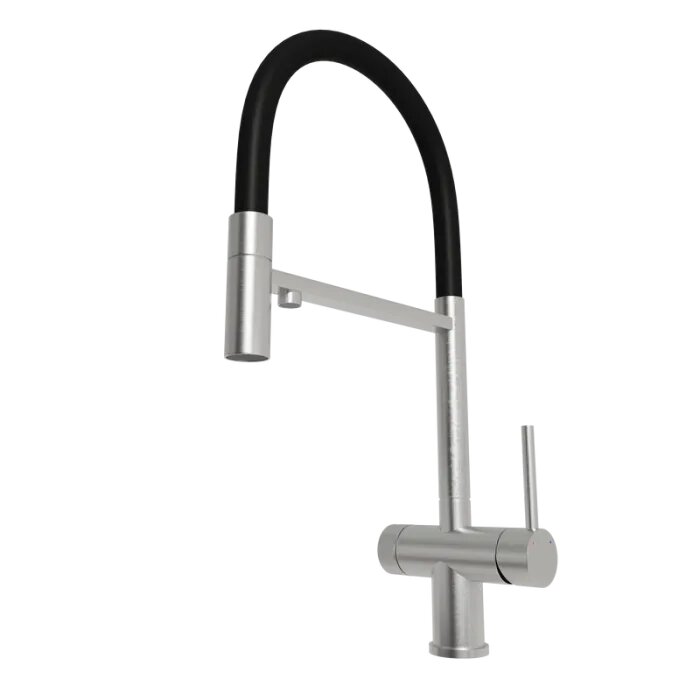 Смеситель для кухни Emar Steel ЕС - 7024 Satin