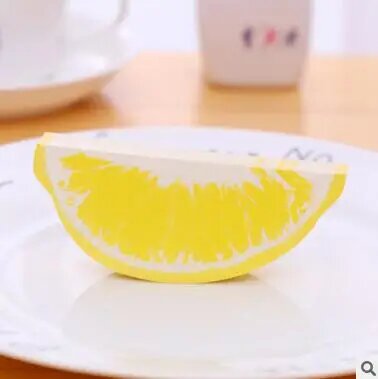 Стикеры для заметок ALSMT Фрукты Желтый, lemon
