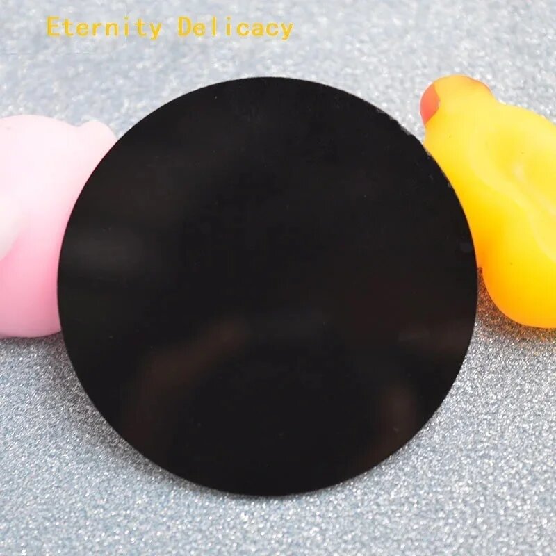 Круглый акриловый лист Cherubic 2 мм Black, 10cm 1pcs