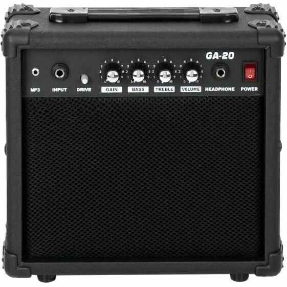 20Вт электрогитарный усилитель с 6,5 - дюймовым встроенным динамиком Speak гнездом для наушников и вспомогательным входным гнездом