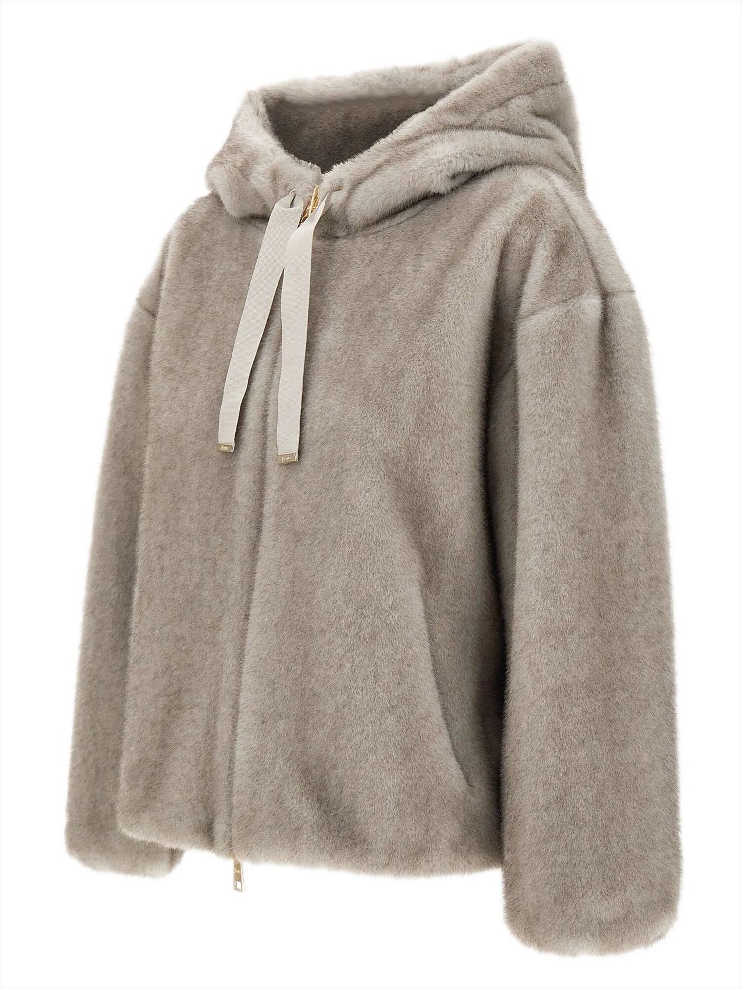 Куртка Herno Drawstring-hood zip-front jacket, размер 40, разноцветный — фото 1