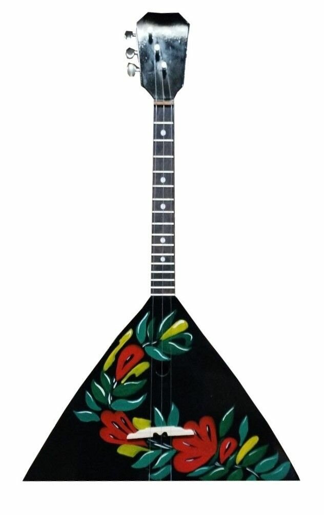 DOFF Souvenir BK/RD - Балалайка сувенирная, роспись черная с красным