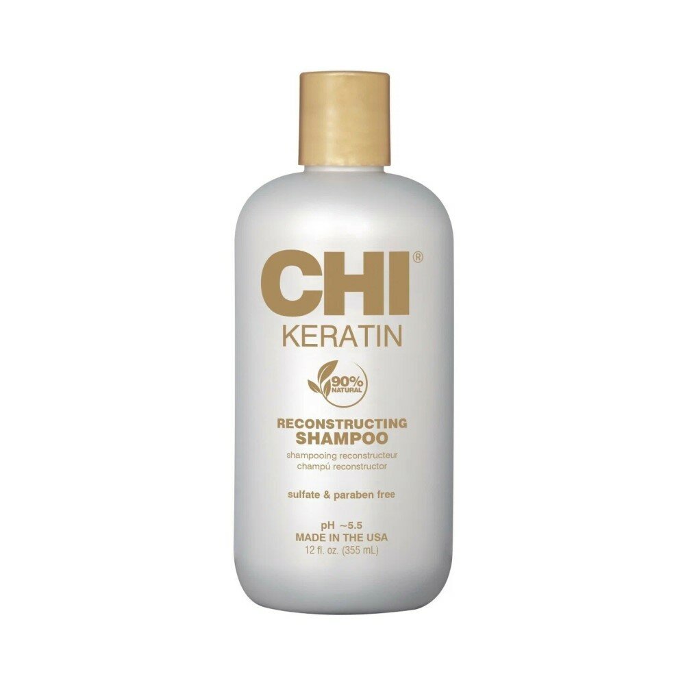 CHI Keratin Reconstructing Shampoo Восстанавливающий шампунь с кератином, 355 мл