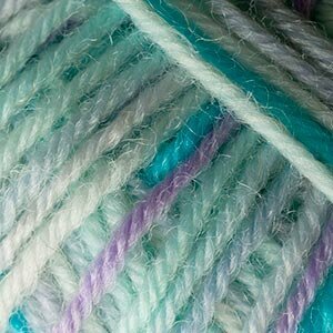 My first Regia /Моя первая Регия/ пряжа Schachenmayr Regia, 4 нитки, MEZ, 9801296 (01818, *, Luca color (цвет Луки), зеленый/молочный/серый/фиолетовый)