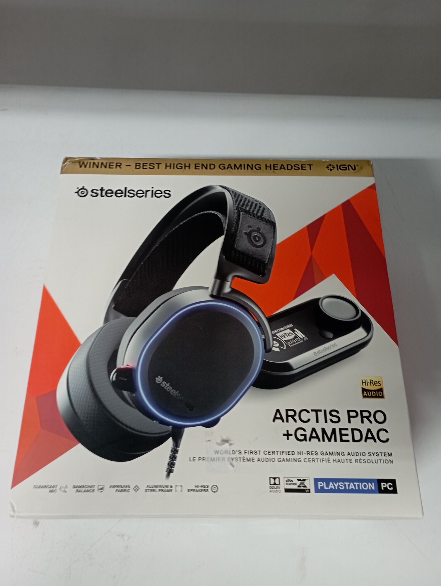 Проводные наушники SteelSeries Arctis Pro GameDAC, черный