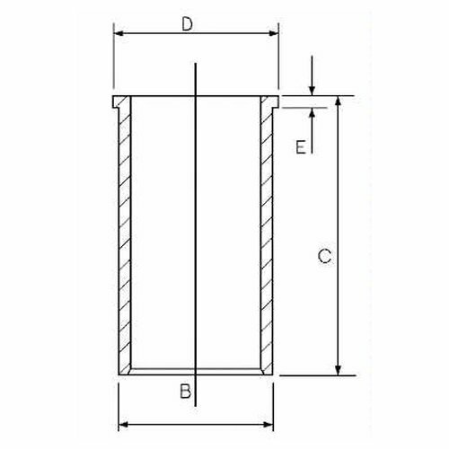 Гильза цилиндра R4 d89.9 FORD TRANZIT