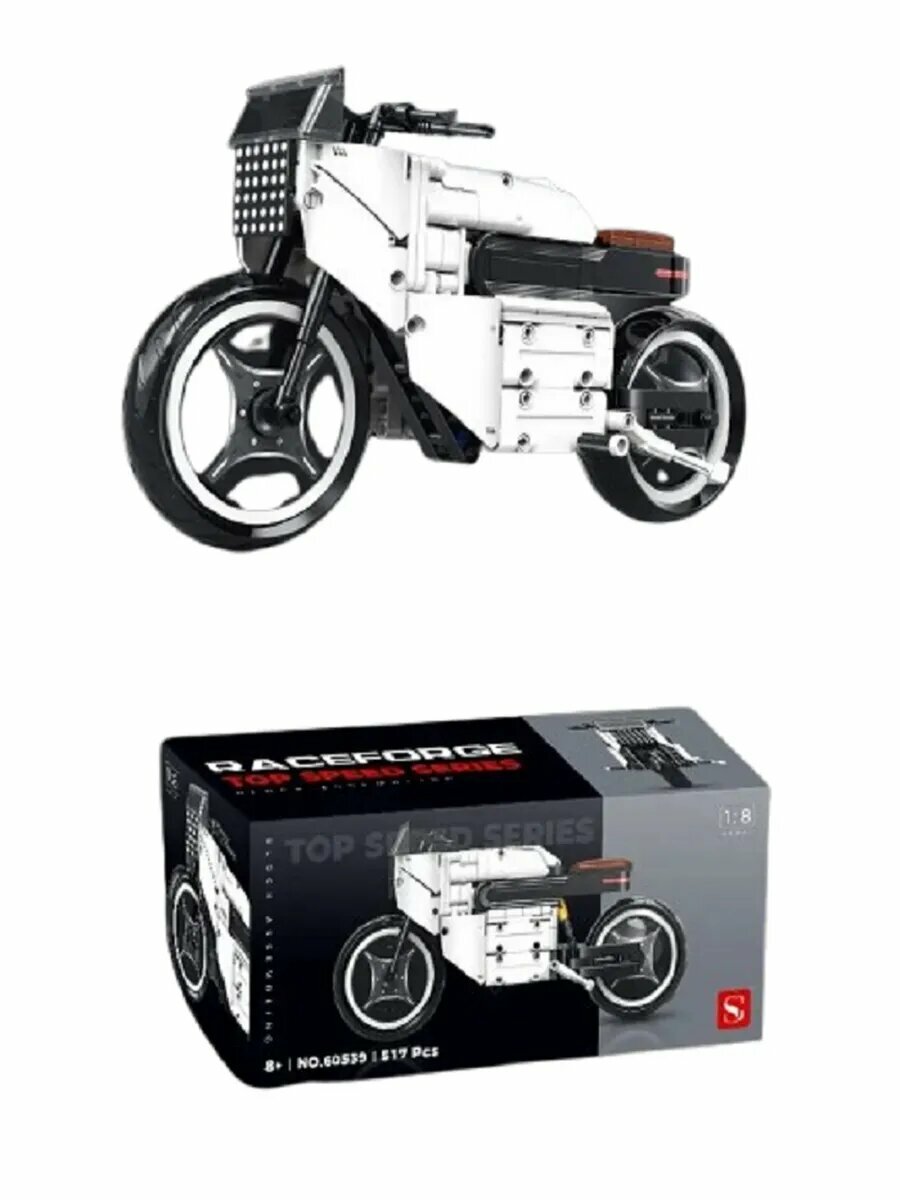 Конструктор Техника, Гоночный мотоцикл, 60539