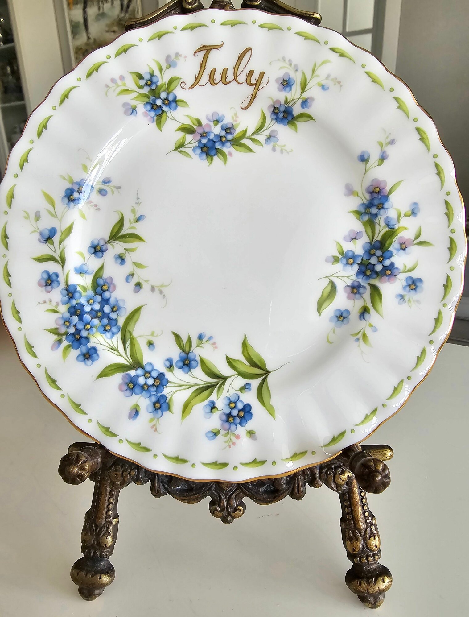 Винтажная английская тарелка