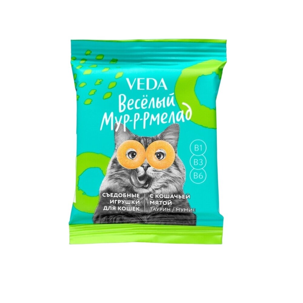 Лакомства для кошек мурмелад кошачья мята 6г/32/веда