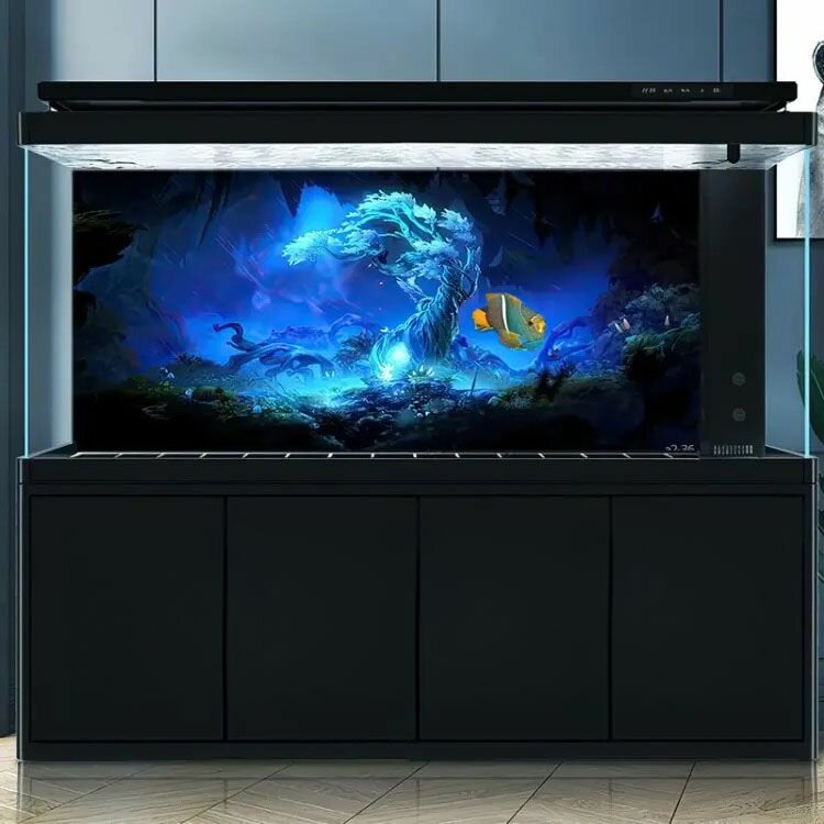 Фон для аквариума Декорации обои, 100x50см