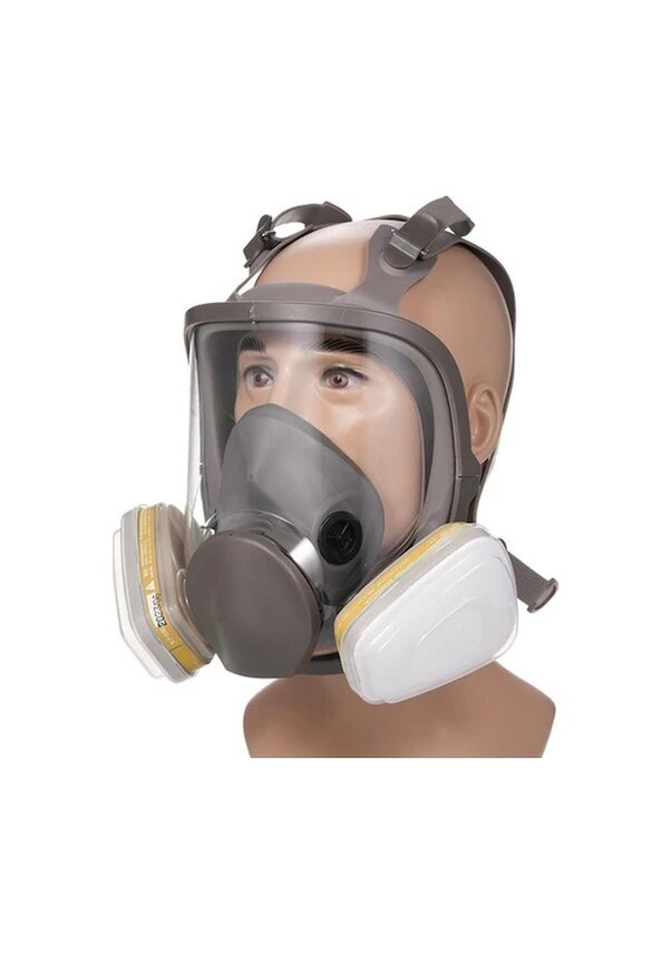 6800 Многоразовая полнолицевая маска 18-в-1 с газовым клапаном, респиратор XL